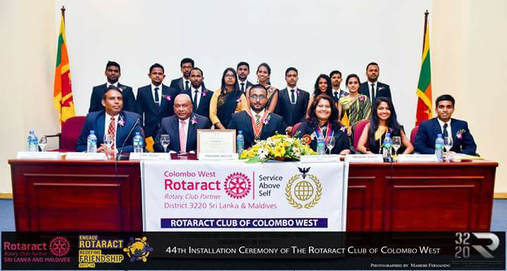 The 44th Installation Ceremony of the Rotaract Club of Colombo West ...