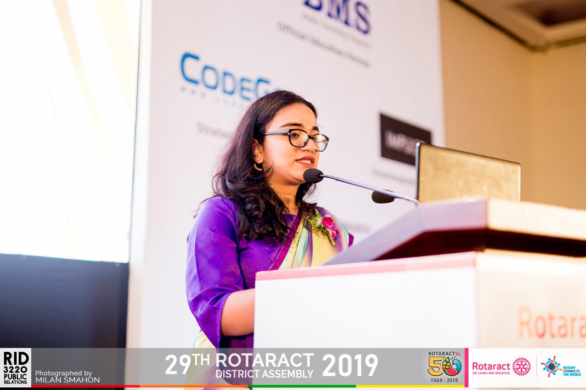 29th Rotaract District Assembly – Rotaract Club of SLIIT