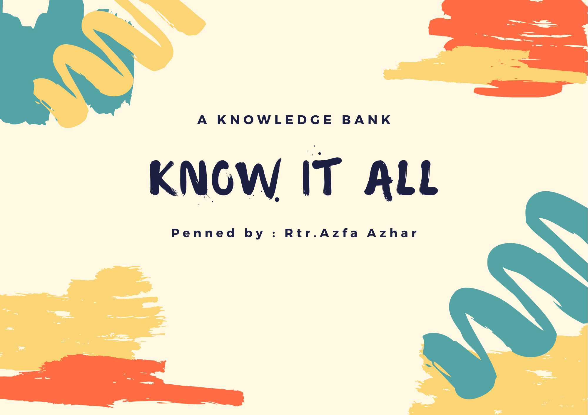 Know It All – Rotaract Club of SLIIT