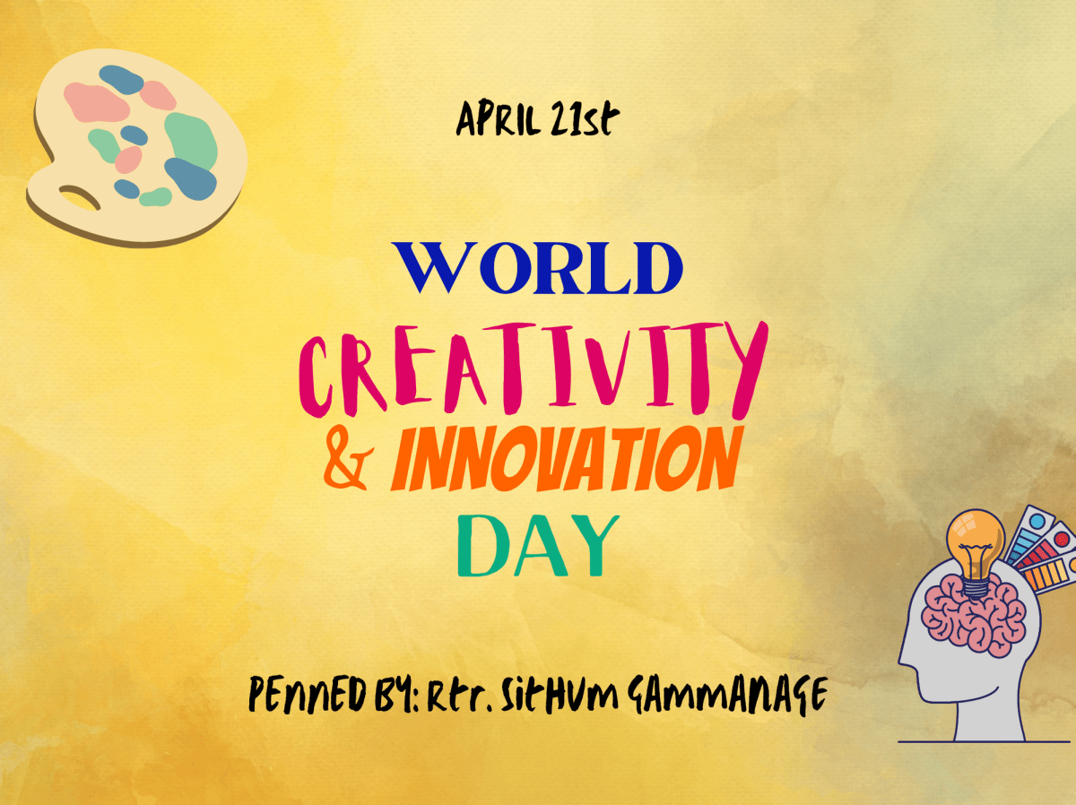 World Creativity and Innovation Day 2021 – Rotaract Club of SLIIT