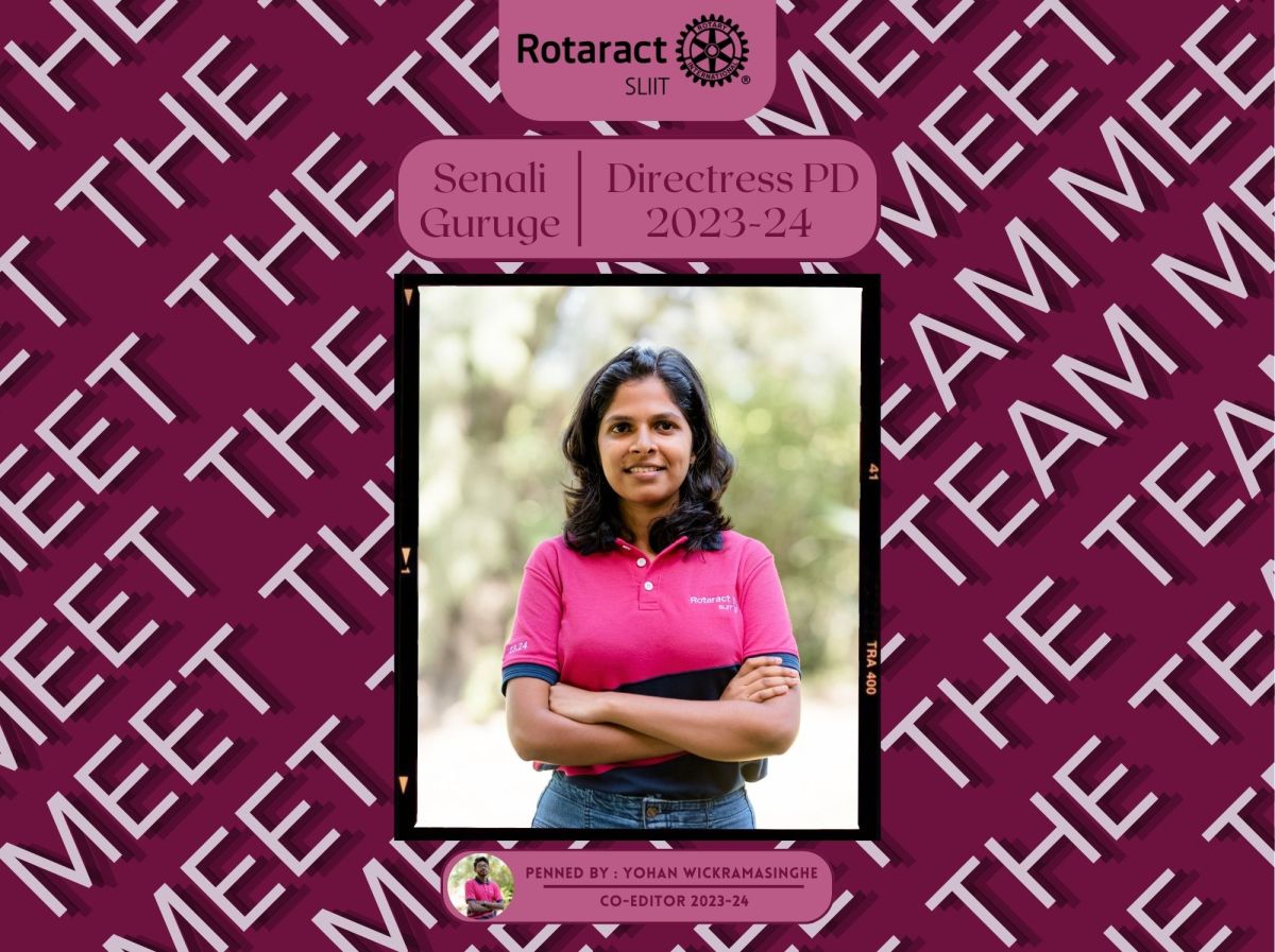 Meet The Team – Senali Guruge – Rotaract Club of SLIIT