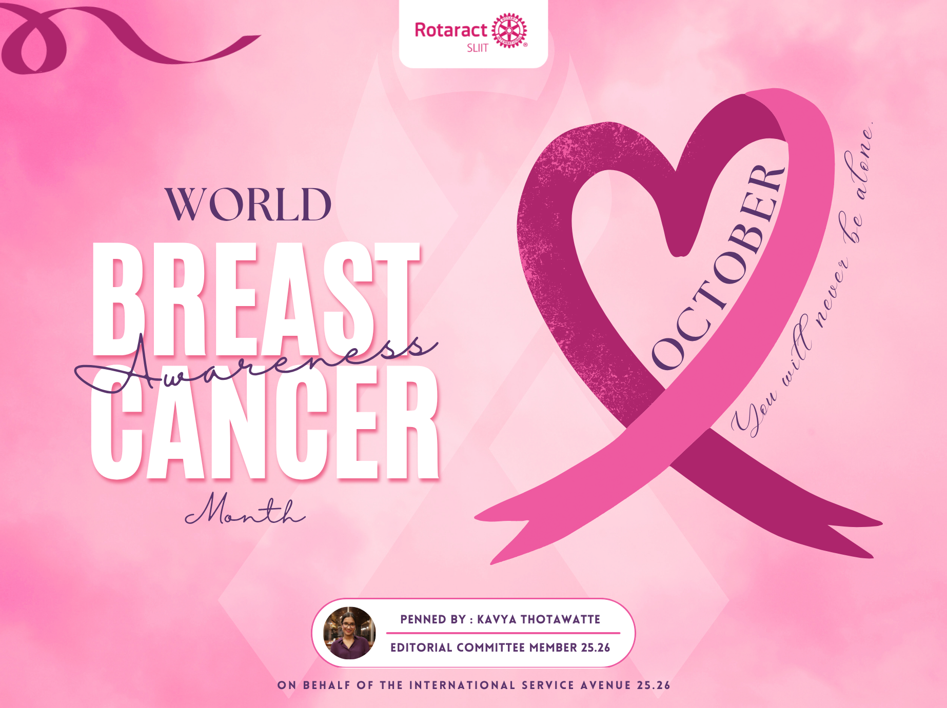 Hope in October: Breast Cancer Awareness Month 2025 – Rotaract Club of ...